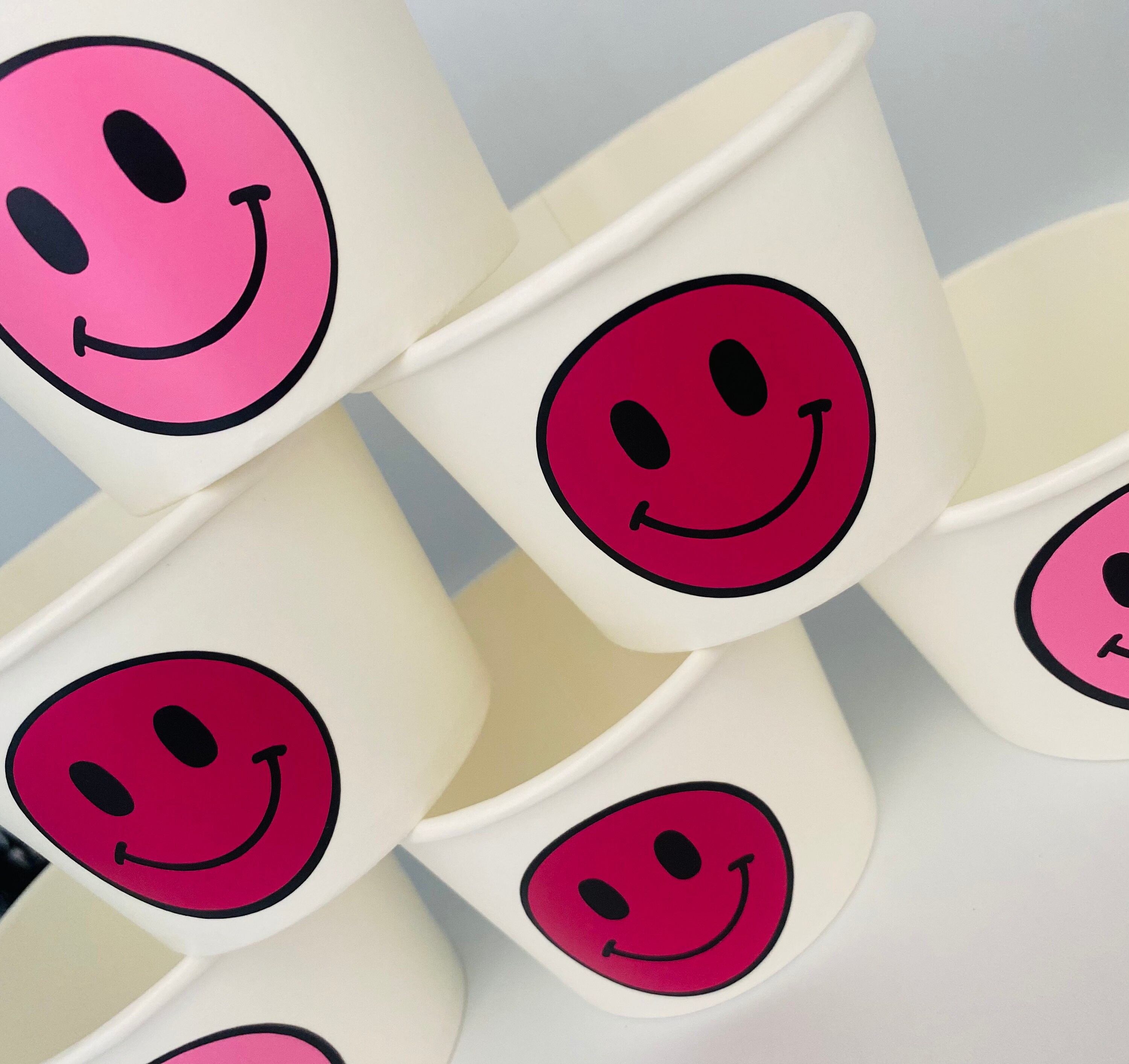 Pink Smiley Face Party 1st Birthday Smiley Face Party - Etsy