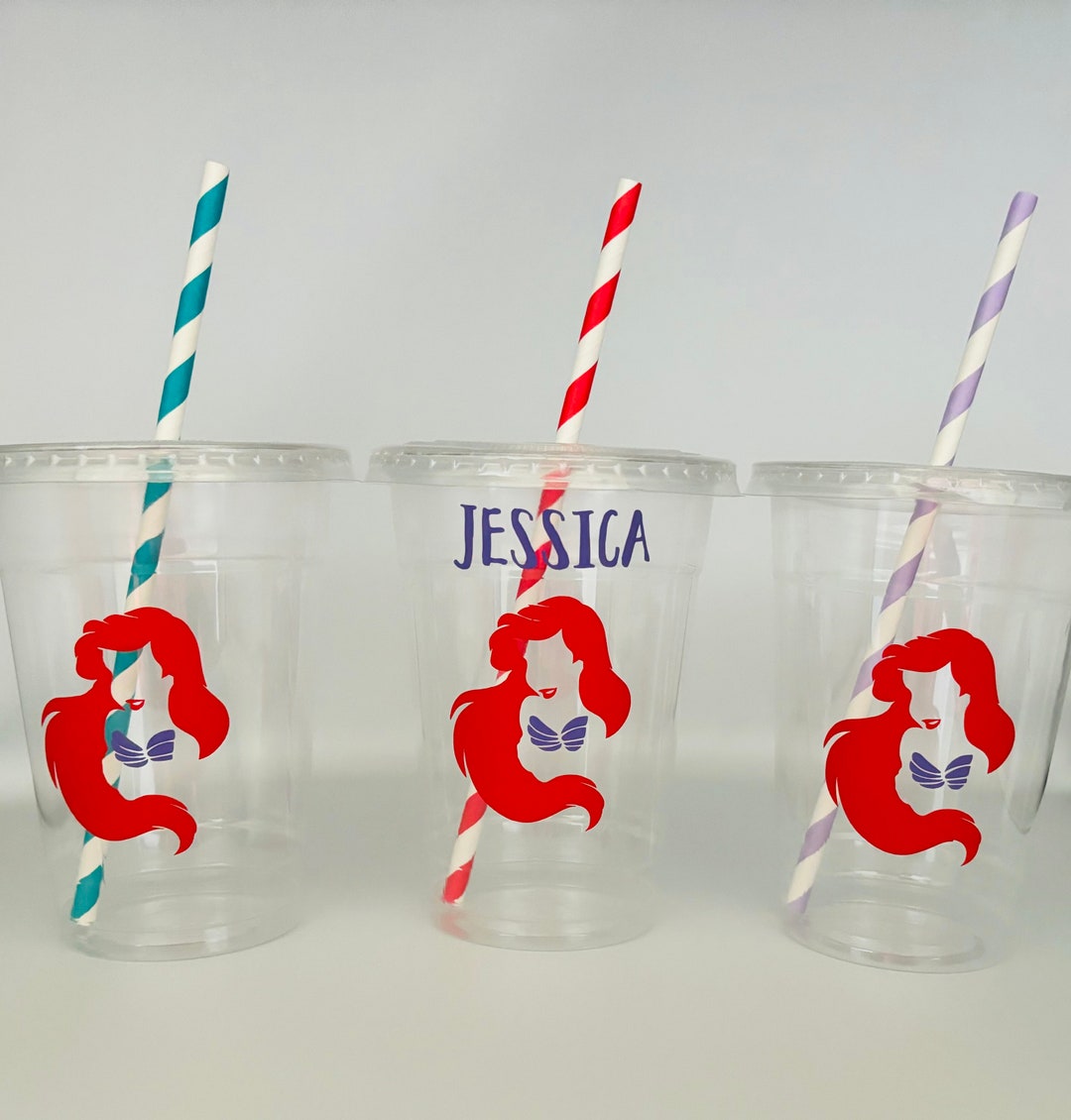 Little Mermaid Party Cups, Ariel Party, Little Mermaid Birthday Party ...