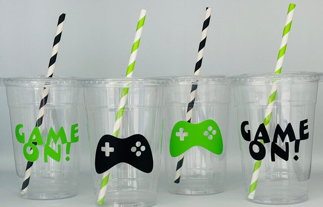 Video Game Party Cups, Gaming Party, Gamer Party Cups, Video Game ...