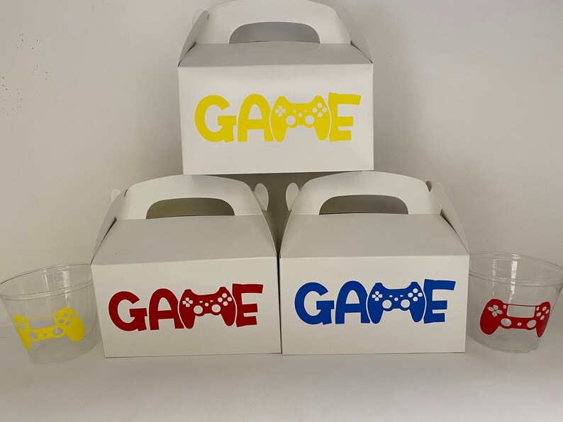 Video Game Party Bags, Gamer Party Bags, Gaming Party Favor Bags ...