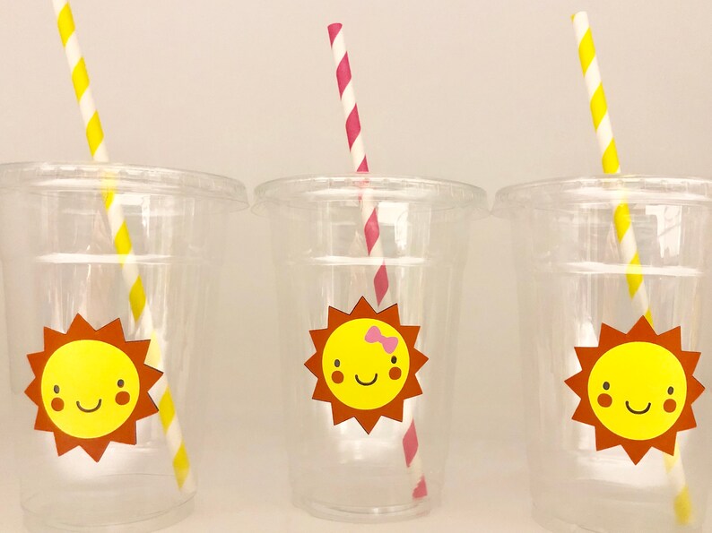 You are my sunshine party cups Summer Party Cups Sun party | Etsy