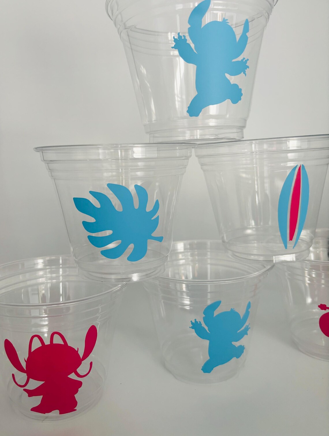Stitch Party Cups, Stitch Birthday Party, Stitch Party Favors, Lilo and ...