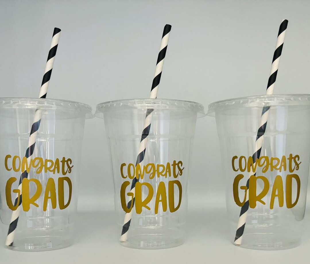 Graduation Party Cups, High School Graduation Party, Kindergarten Party ...