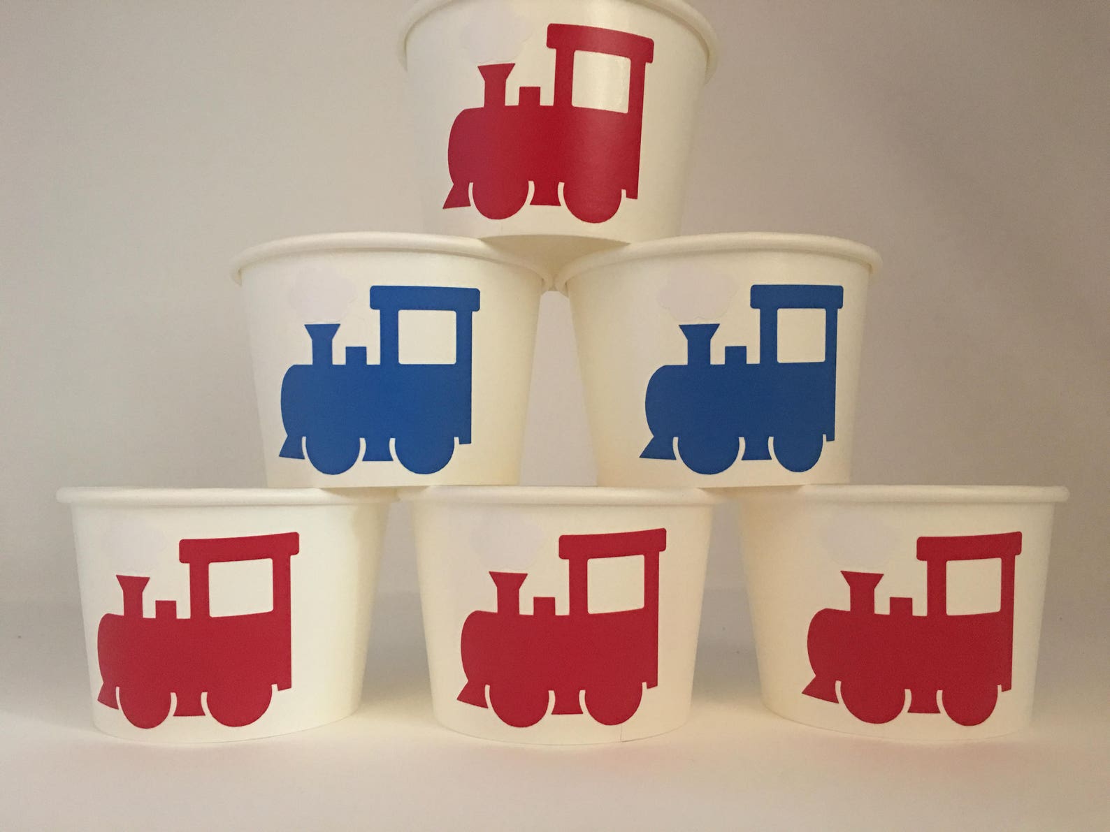 Train Party Snack Cups Train Birthday Party Snack Cups Train - Etsy