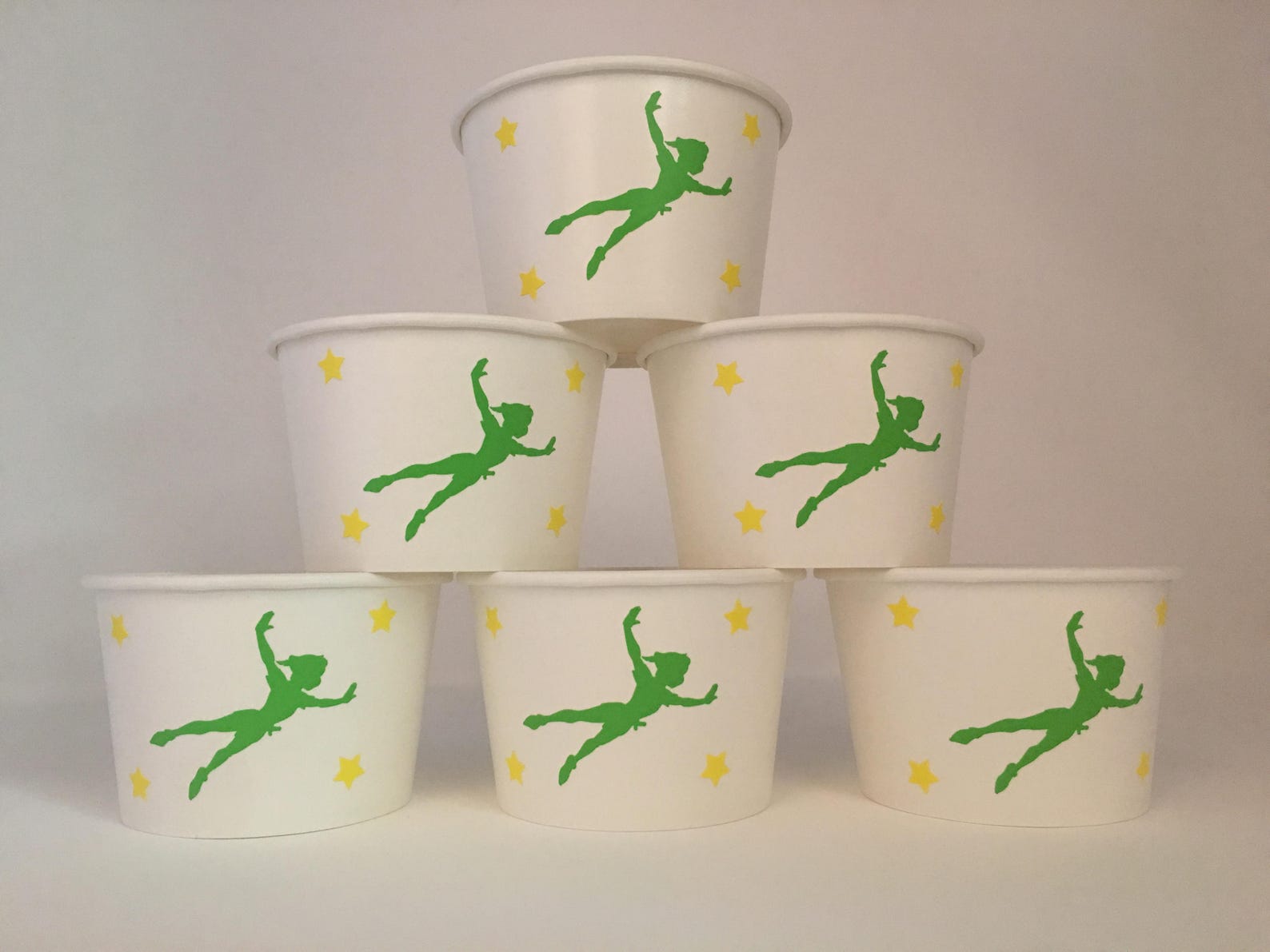 Peter Pan Party Snack Cups Peter Pan Birthday Party Snack | Etsy