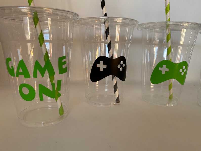 Video Game Party Cups Gaming Party Gamer Party Cups Video | Etsy