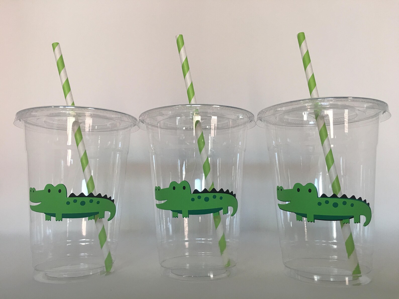 Alligator Party Cups, Alligator Birthday Party Cups, Alligator Baby ...