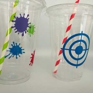 Paintball Party Cups, Paintball Birthday Party, Target Shooting Party ...
