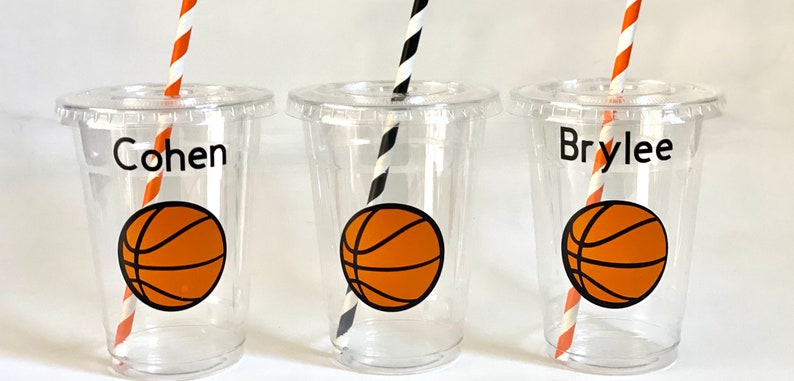 Basketball Party Cups Basketball Birthday Party Cups - Etsy