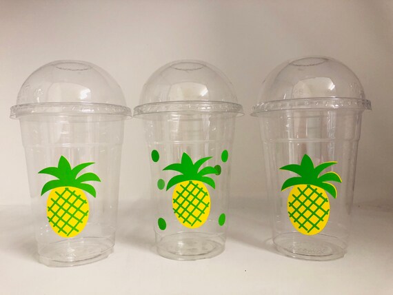 Pineapple Party Cups Pineapple Birthday Party Cups Pineapple - Etsy