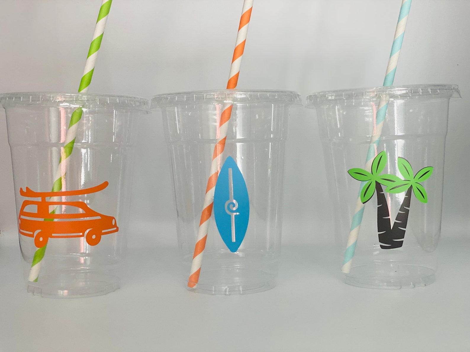 Surfing Party Cups Surfer Party Cups Surf Party Beach Party - Etsy