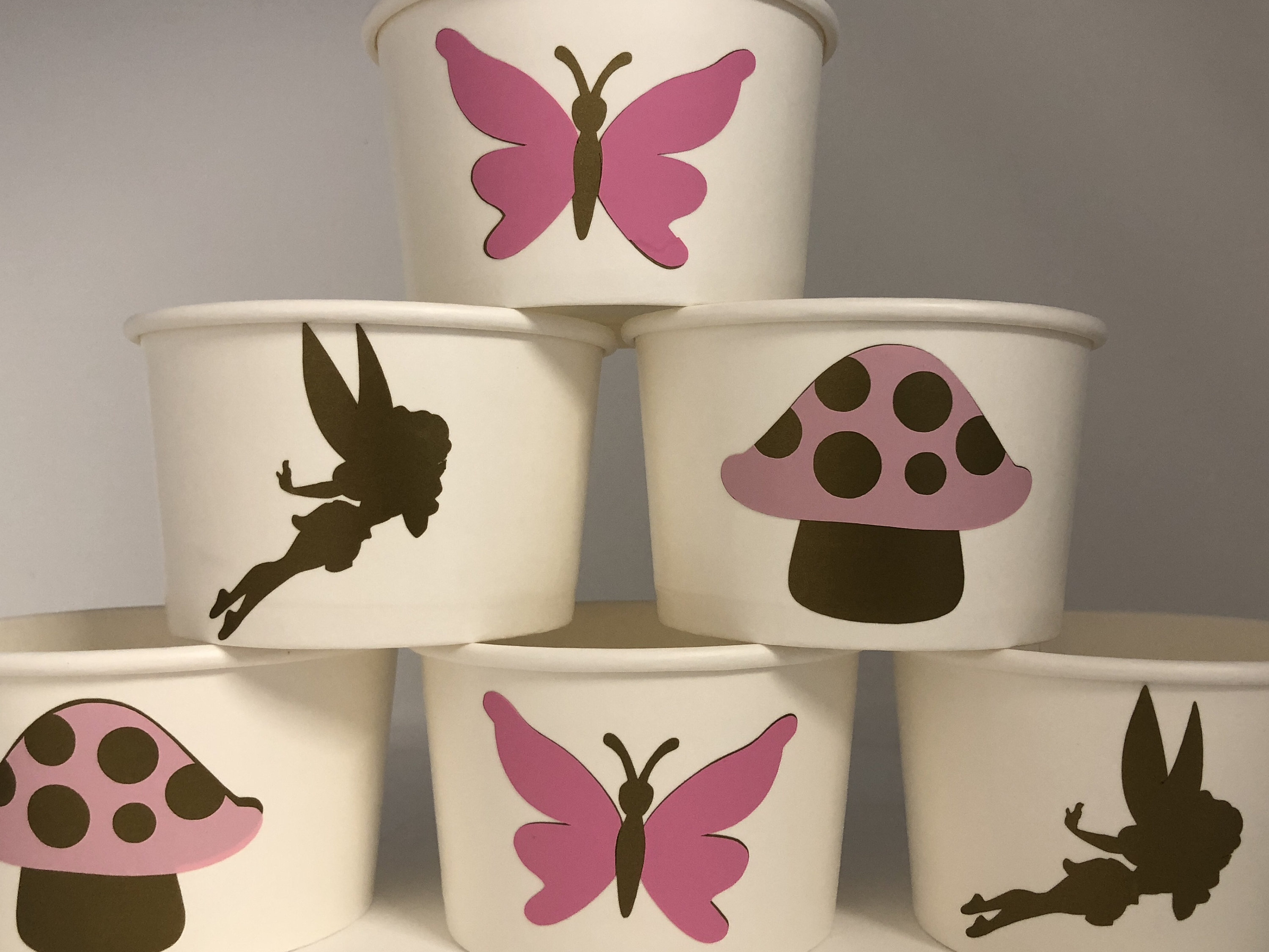 Fairy Party Snack Cups Fairy Birthday Party Snack Cups | Etsy