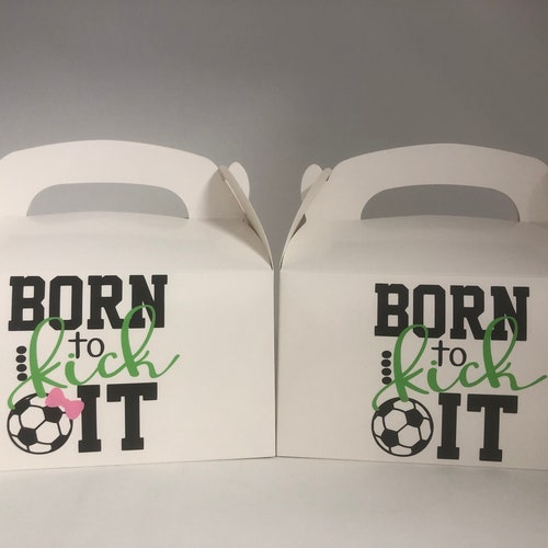 Soccer Party Favor Boxes Soccer Birthday Party Favor Box - Etsy