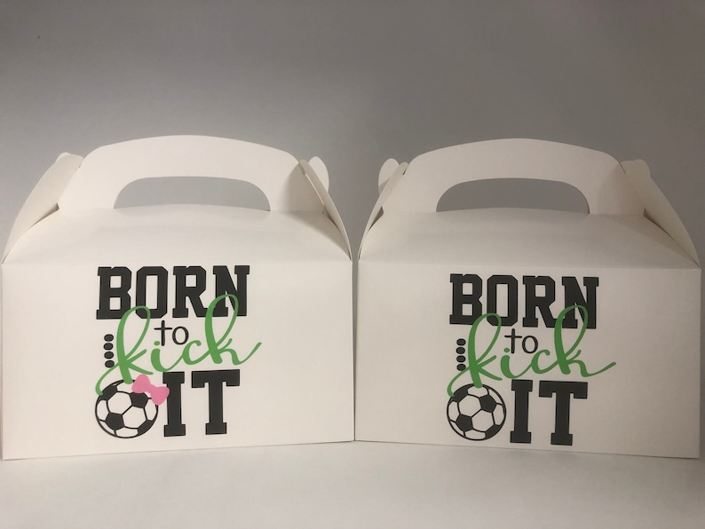 Soccer Party Favor Boxes, Soccer Birthday Party Favor Box, Soccer Party ...