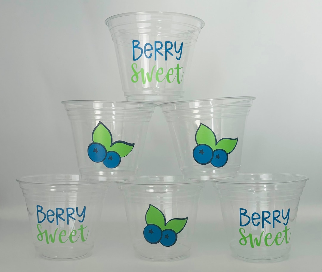 Berry Sweet Party, Blueberry Party, Blueberry Party Favors, Diposable ...