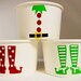 Elf Party Snack Cups, Elf Birthday Party Cups, Christmas Party Cups ...