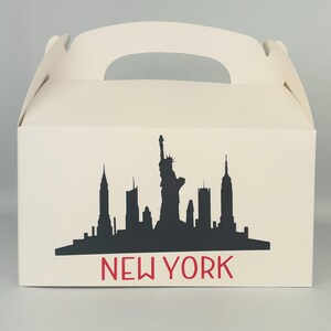 New York Party Favor Boxes, New York Birthday Favor, New York Baby ...