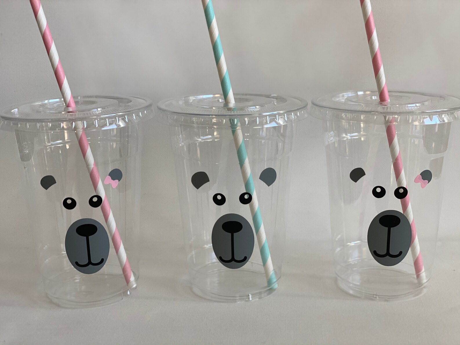 Polar Bear Party Cups Polar Bear Birthday Party Polar Bear - Etsy