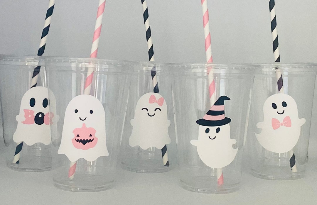 Girl Ghost Party, Halloween Party Cups, Halloween Birthday Party ...