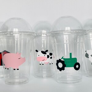 Farm Party Cups, Farm Birthday Party, Farm Baby Shower, Farm Party ...