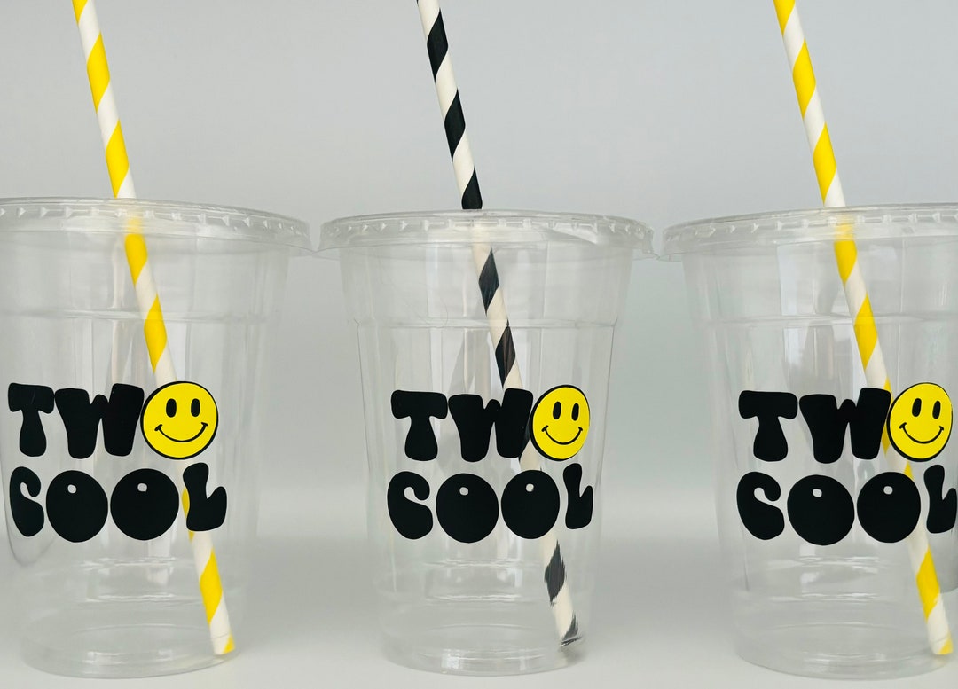 Two Cool Party Cups, Two Cool Birthday Party, 2nd Birthday, Second ...