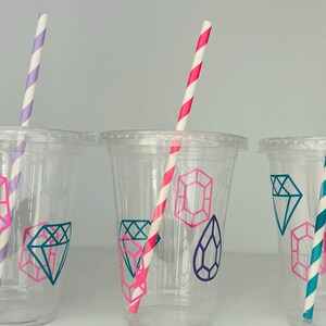 Gem Birthday Party Cups, Crystal Party, Diamond Party, She's a Gem ...