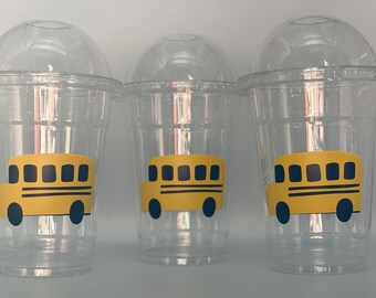 Traffic Light Cups Traffic Sign Cups Transportation Party School Bus ...