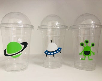 ALIEN PARTY CUPS alien Cups Alien Birthday Alien Party Alien Party ...
