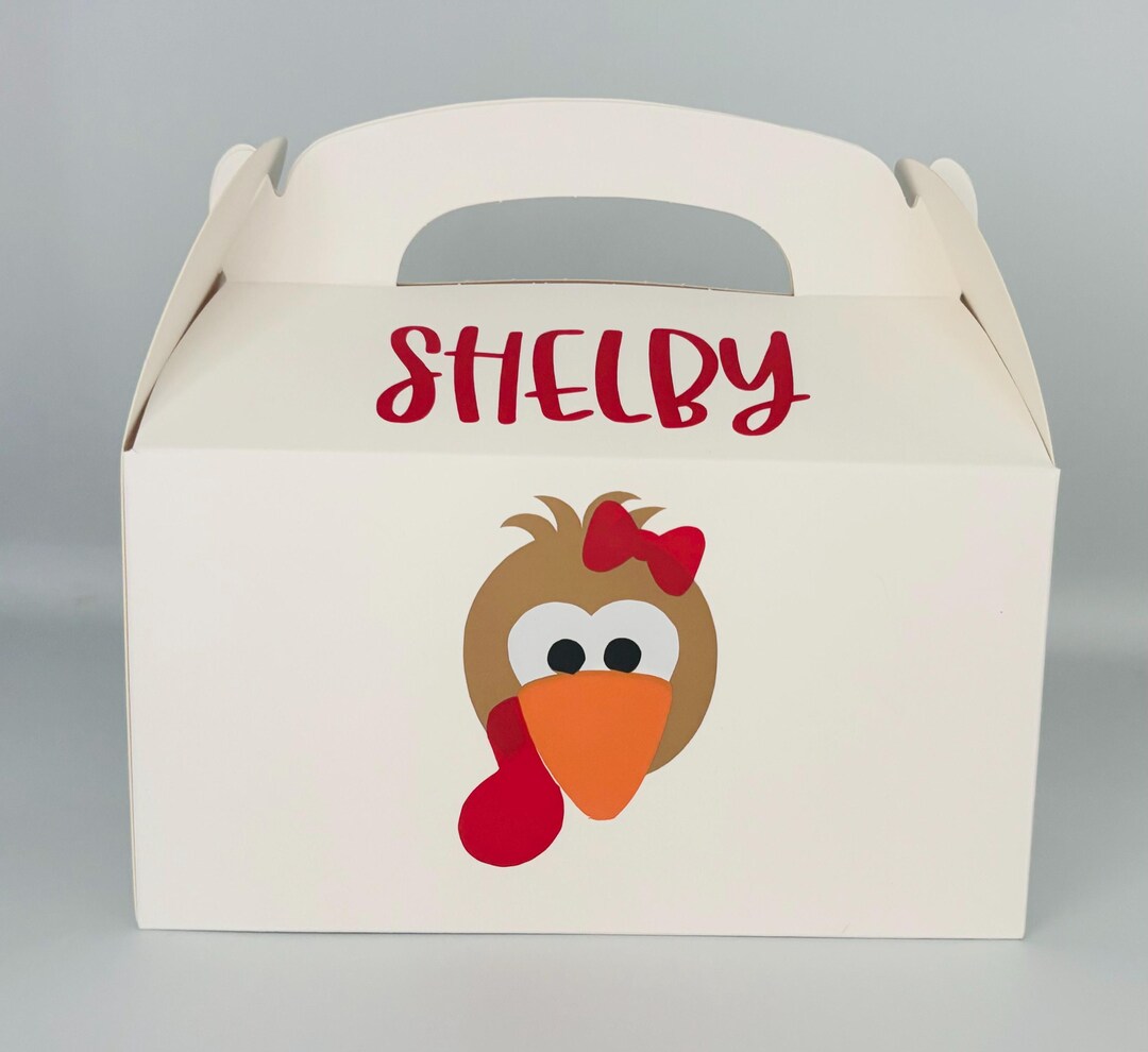 Thanksgiving Party Boxes, Turkey Party Favors Thanksgiving Kids Boxes ...