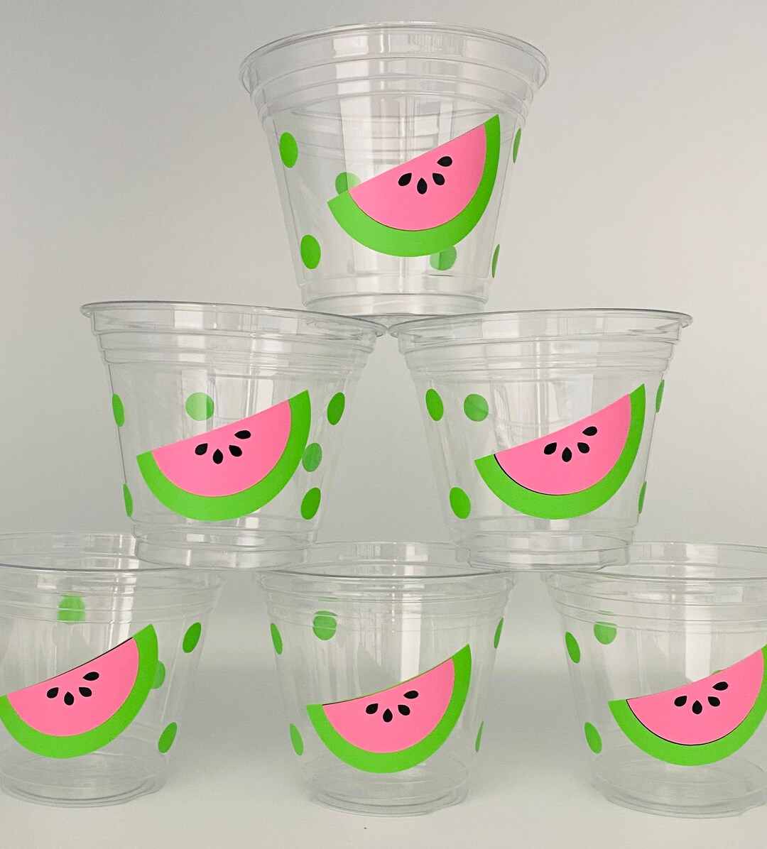 Watermelon Party Cups, Watermelon Birthday Party Cups, Watermelon Party ...