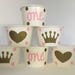 Pink and Gold Party Snack Cups, Princess Party Snack Cups, Royal Party ...