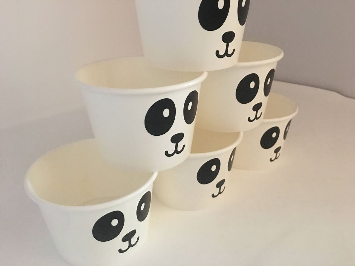 Panda Party Snack Cups, Panda Birthday Party, Panda Baby Shower Snack ...