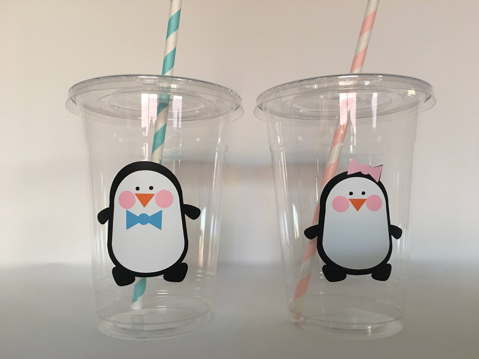 Penguin Party Cups Penguin Birthday Party Cups Penguin Party | Etsy