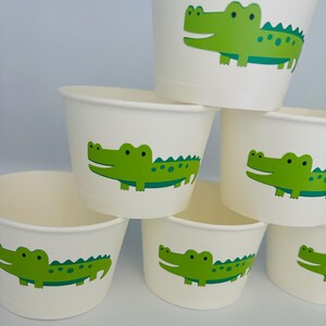Alligator Party Cups, Alligator Birthday Party, Alligator Baby Shower ...
