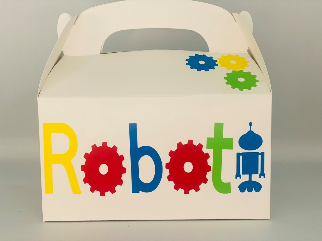 Robot Party Favor, Robot Birthday Party Favor, Robot Baby Shower, Robot ...