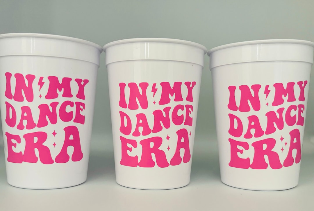 Dance Party, Dance Era Cups, Dance Team Party Cups, Ballet Party ...