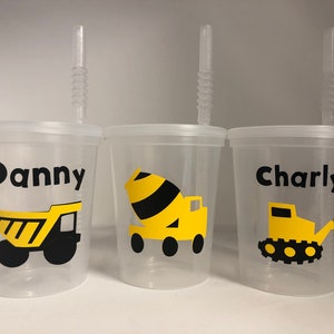 Construction Party Favors Construction Party Cups - Etsy