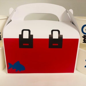 Fishing Party Favors Boxes, Fishing Birthday Party Favors, Fishing ...