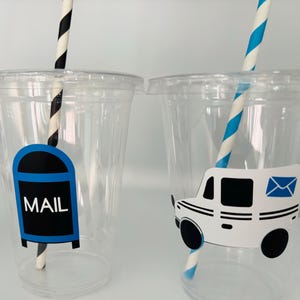 Mailman Party Cups, Mailman Birthday Party, Mailman Party Favors, Mail ...