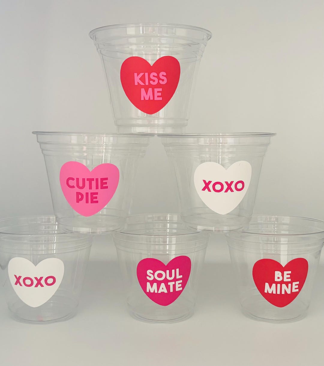 Valentine Party Cups, Valentine Birthday Party Cups, Valentine Favors ...