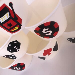Casino Party Cups, Casino Birthday Party, Las Vegas Party, Poker Party ...