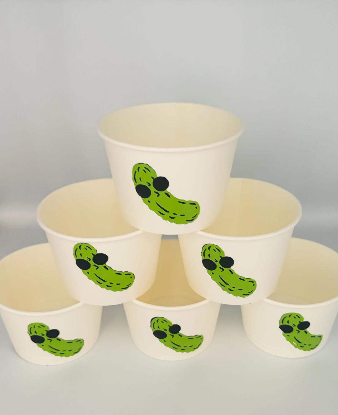 Pickle Party Cups, Kind of a Big Dill, Pickle Party Favors, Disposable ...