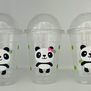 Panda Party Popcorn Cups, Panda Birthday Party Cups, Panda Baby Shower ...