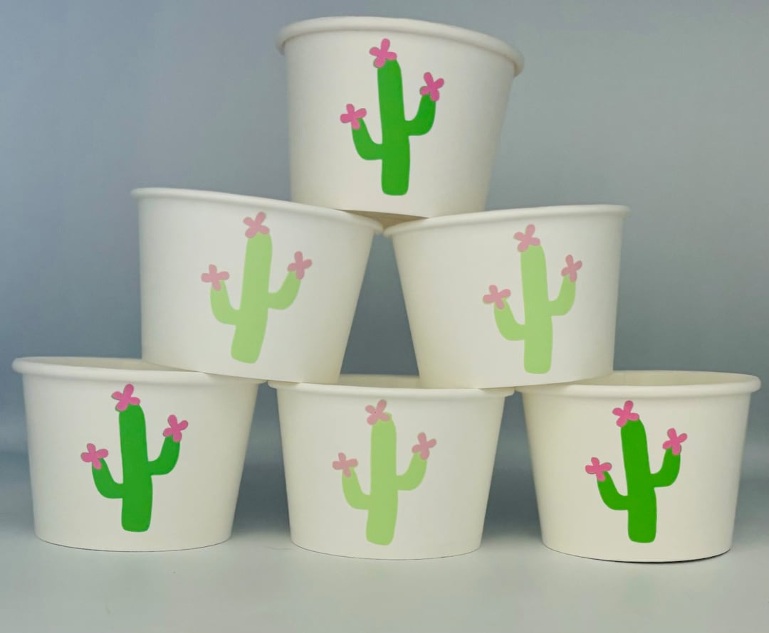 Cactus Party Snack Cups, Cactus Birthday Party Snack Cups,cactus Baby ...