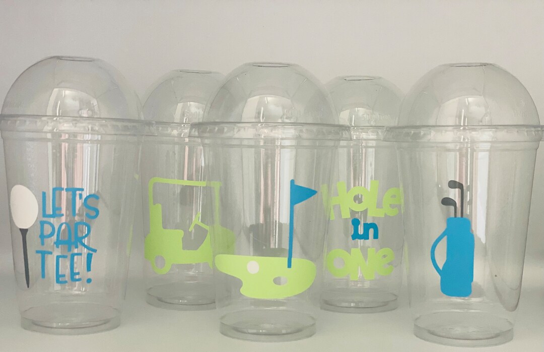 Pastel Golf Party Cups, Golf Party Favors, Golf Birthday Party Supplies ...
