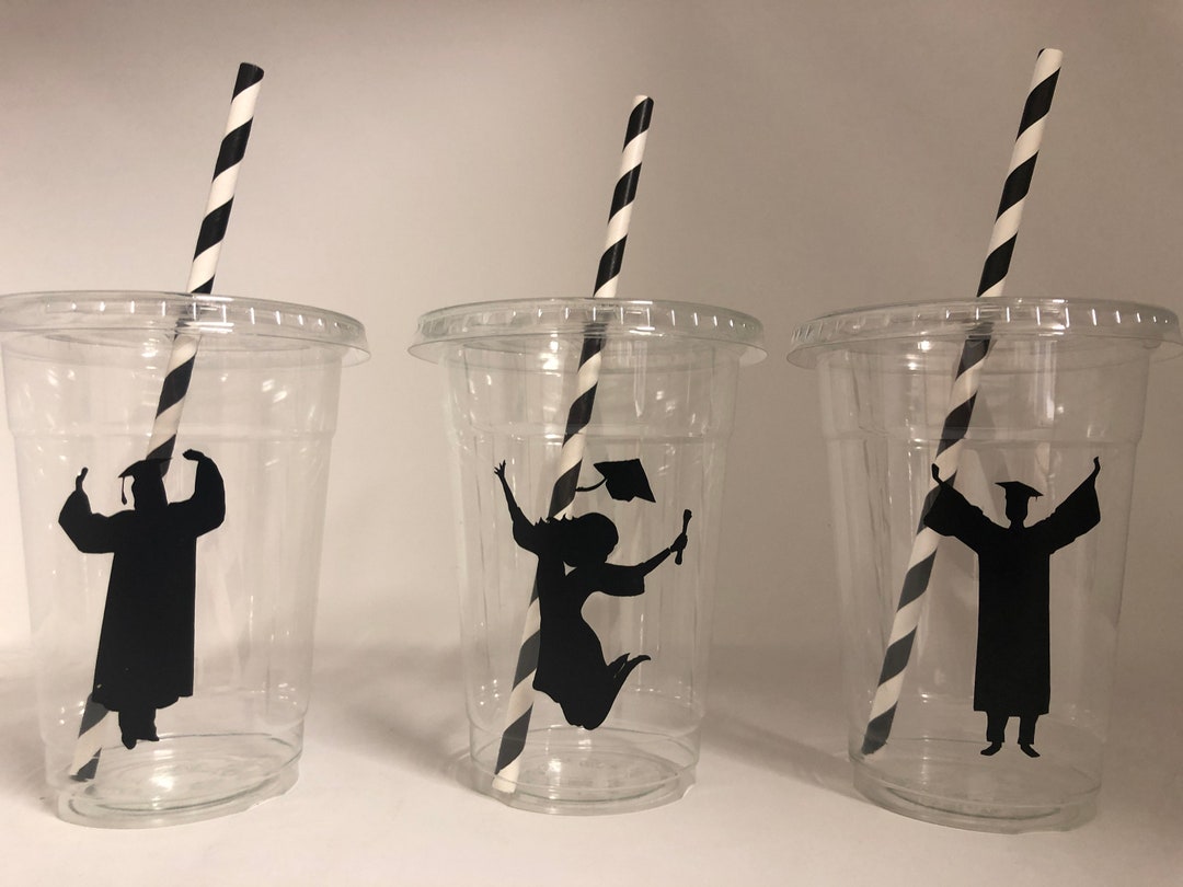 Graduation Party Cups, High School Graduation Party, Kindergarten Party ...