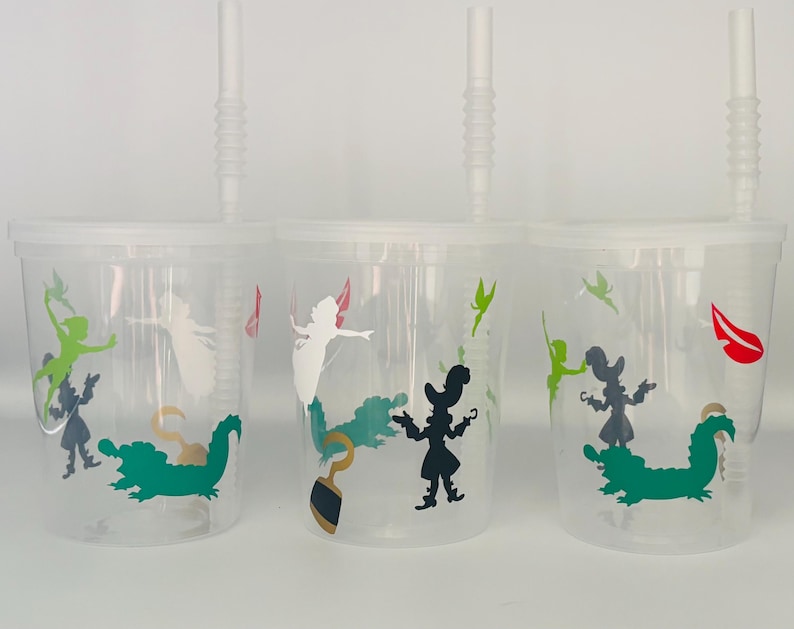 Peter Pan Party Snack Cups, Peter Pan Birthday Party Snack Cups, Peter ...