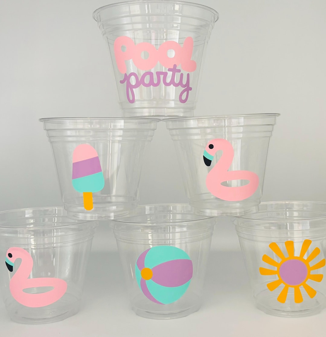 Beach Ball Party Cups, Beach Ball Birthday Bash, Beach Ball Party ...