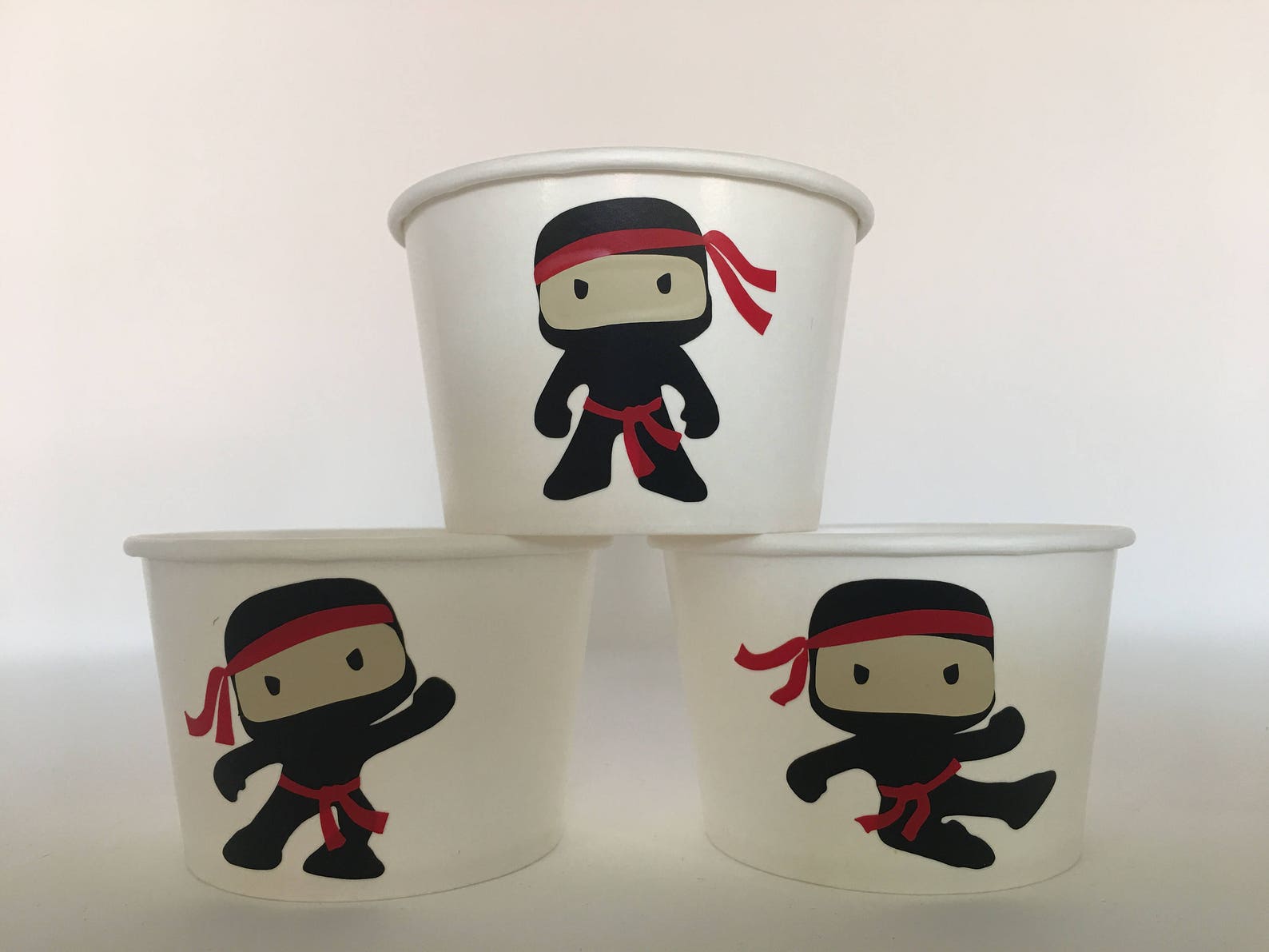 Ninja Party Snack Cups Ninja Birthday Party Snacks Ninja - Etsy