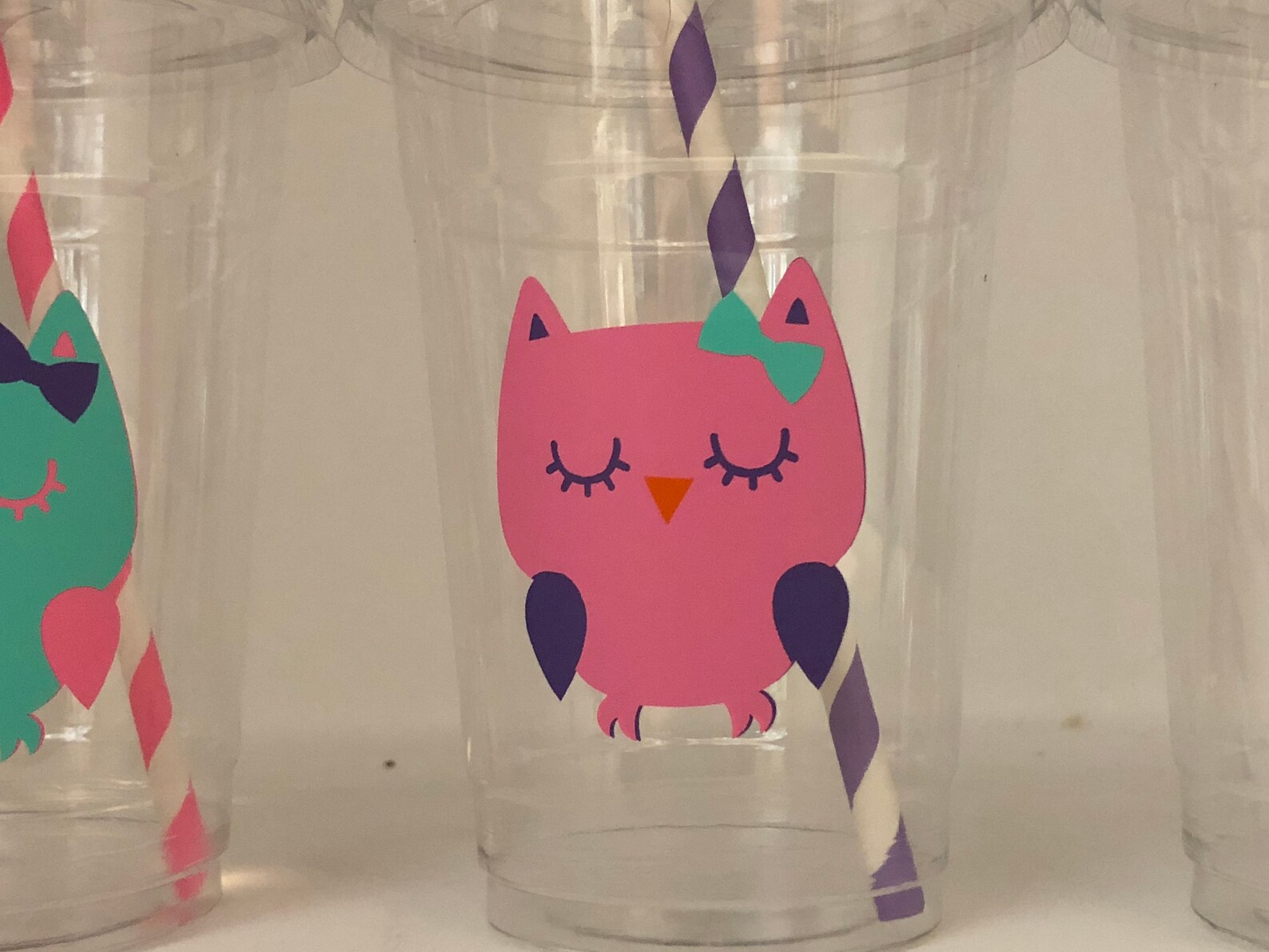 Owl party cups Owl Birthday Party Cups Owl Baby shower Cups | Etsy